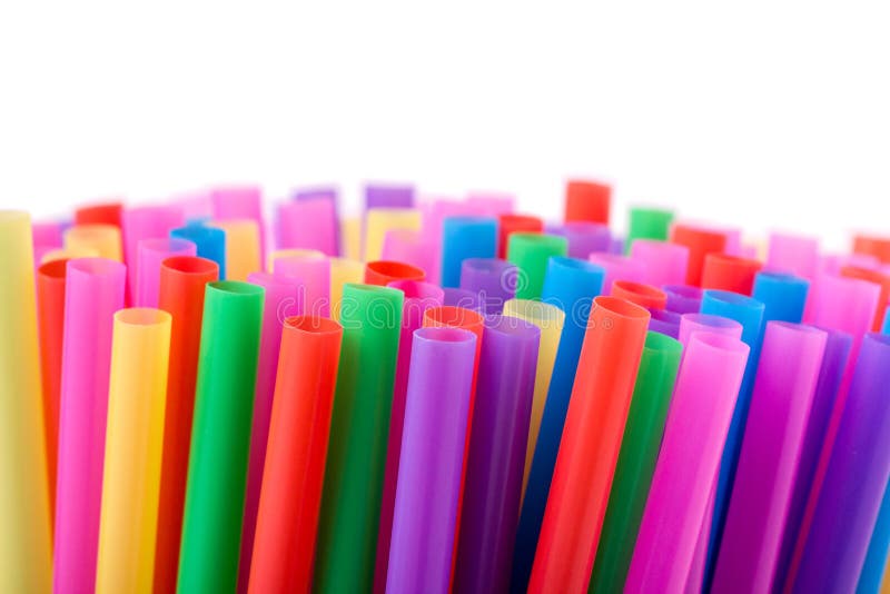 Background - Drink Straws in Different Colors Stock Photo - Image of ...