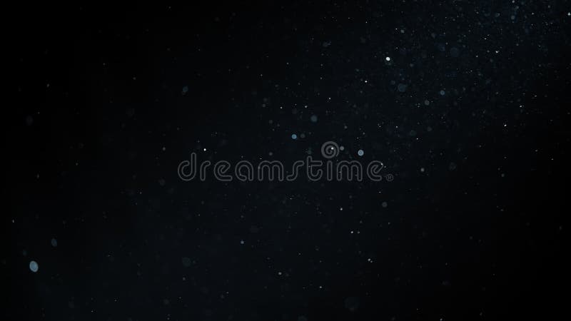 Blue Dust Particles Floating in the Air. Stock Footage - Video of ...