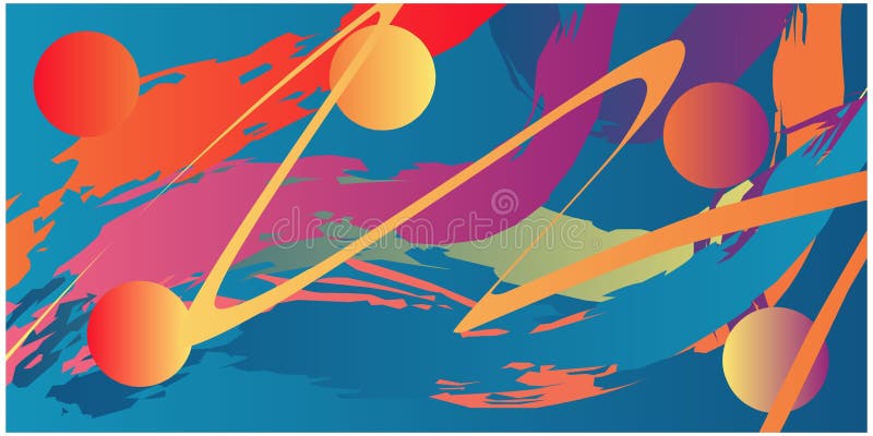 Abstract Background with Dynamic Effect Stock Illustration ...