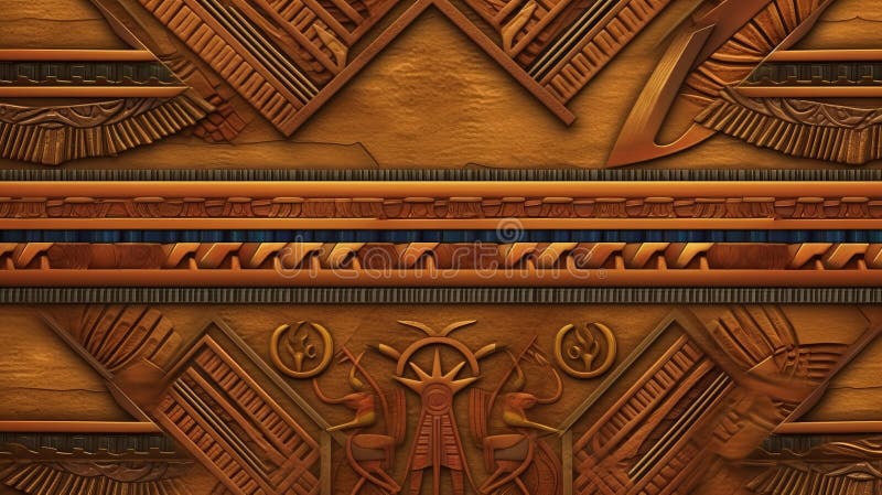 Egyptian Hieroglyphs Border Stock Illustrations – 111 Egyptian ...