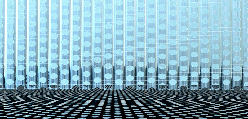 Background Of Electric Light Blue Metal Grids Abstract Backgrounds 3d