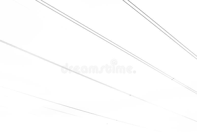 Background of Electricity Wires with a White Background Stock Photo ...