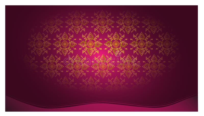 Background Elegant Creative Thai Pattern Illustration Modern Idea and ...