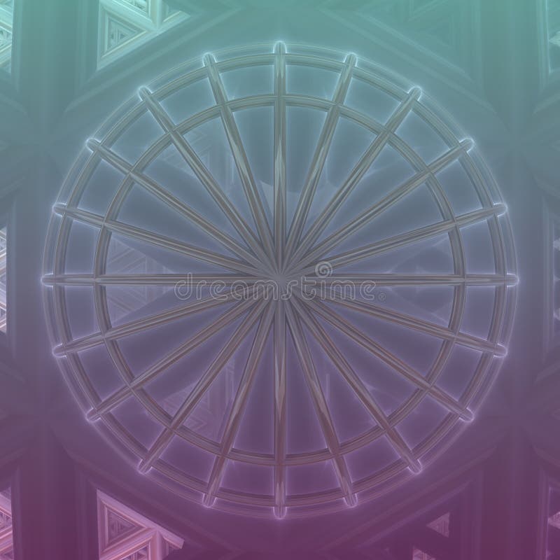 Background for Elegant Design Cover or Modern Composition. Ferris Wheel ...