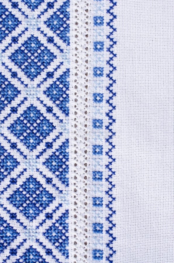 Background with Embroidery Texture. Stock Image - Image of handmade ...