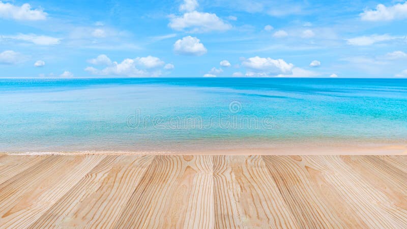 Background, Empty Beach, Horizon with Sky and White Sand Beach ...