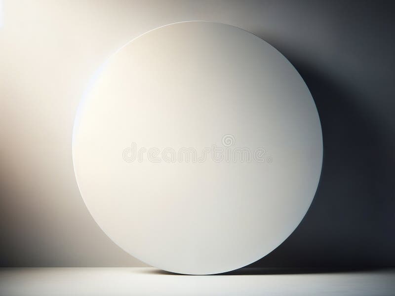 Background with Empty Circle in Center. AI Stock Illustration ...