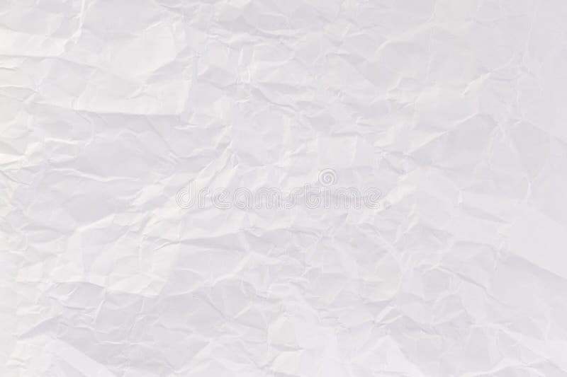 Background from an Empty Crumpled Sheet of White Office Paper. Stock ...