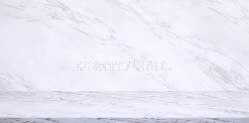 Background of Empty White Marble Tabletop with Studio Wall Room in ...