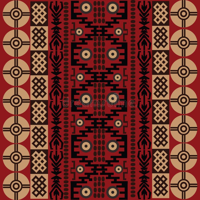 Sindhi Ajrak Pattern stock vector. Illustration of element - 38813003