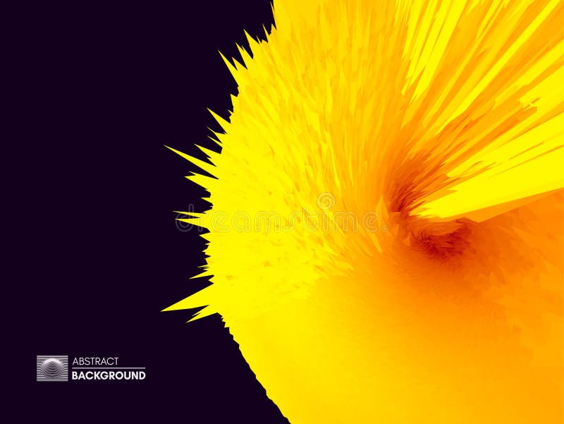 Background with Exploding Rays. Abstract Vector Illustration with ...