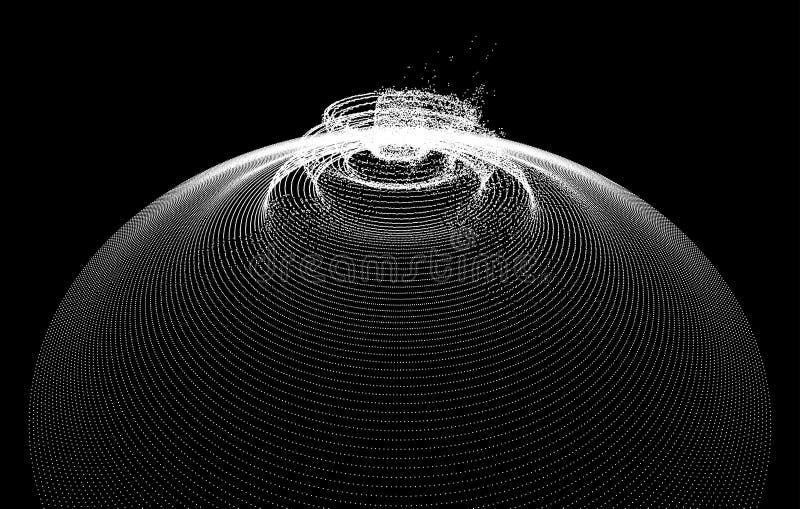Background with Explosion. Abstract Vector Illustration with Dynamic ...