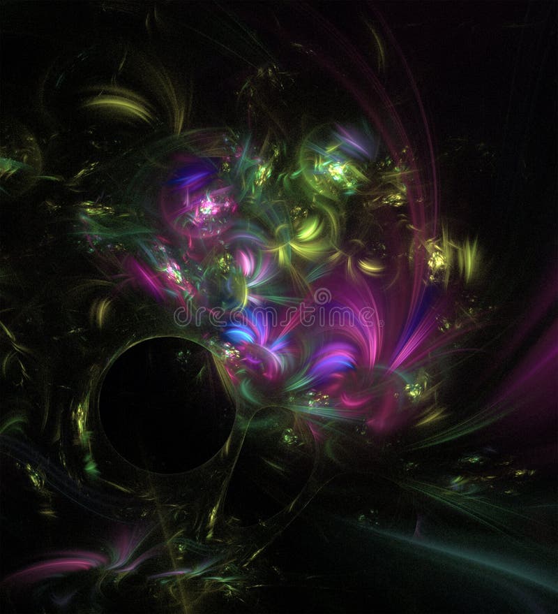 Background Explosion Space, Multicolor Design, Stock Illustration ...