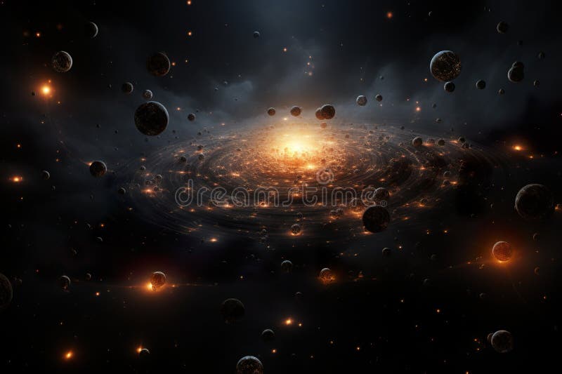 Background Explosion of Stars Cluster Takes Shape in the Solar System ...