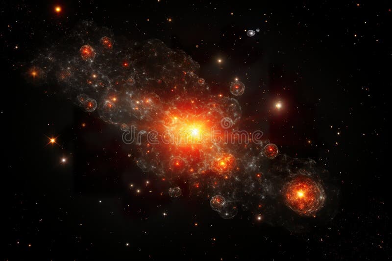 Background Explosion of Stars Cluster Takes Shape in the Solar System ...