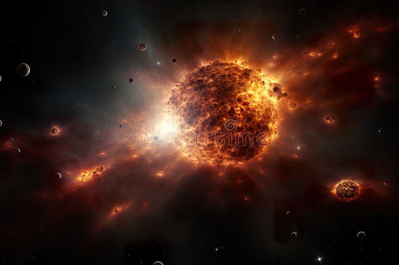 Background Explosion of Stars Cluster Takes Shape in the Solar System ...