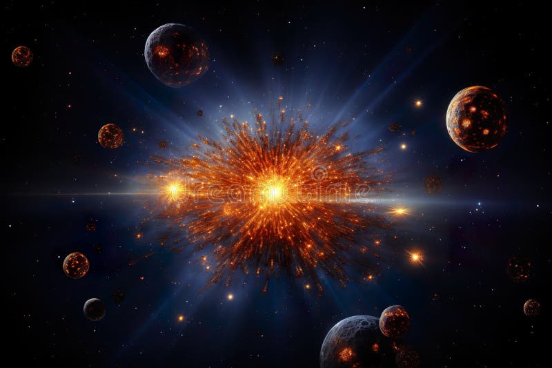 Background Explosion of Stars Cluster Takes Shape in the Solar System ...