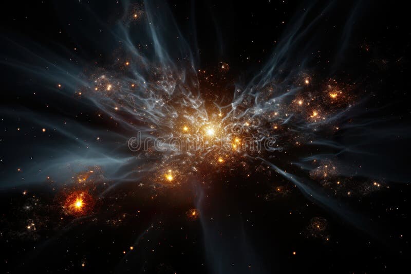 Background Explosion of Stars Cluster Takes Shape in the Solar System ...