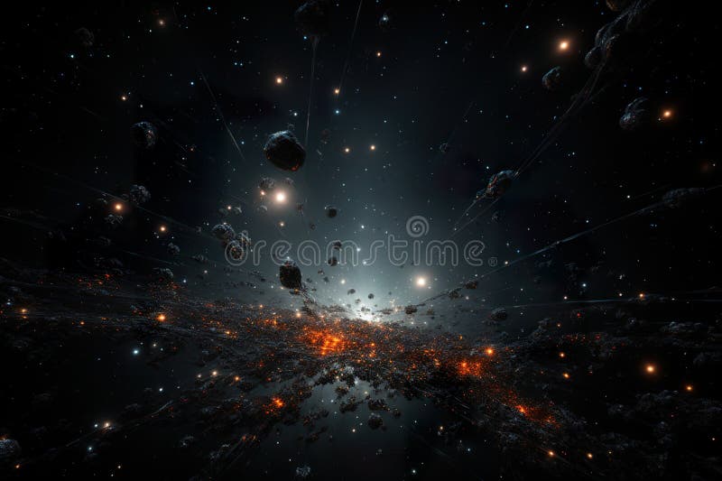 Background Explosion of Stars Cluster Takes Shape in the Solar System ...