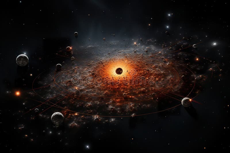 Background Explosion of Stars Cluster Takes Shape in the Solar System ...