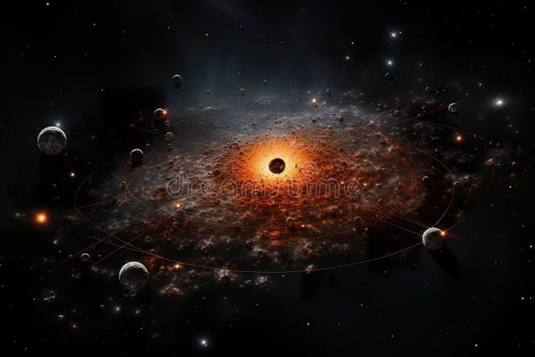 Background Explosion of Stars Cluster Takes Shape in the Solar System ...