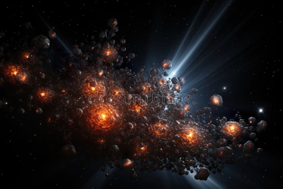 Background Explosion of Stars Cluster Takes Shape in the Solar System ...