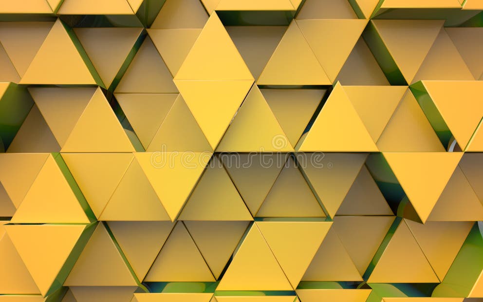 Background from Extruded Triangles Stock Illustration - Illustration of ...