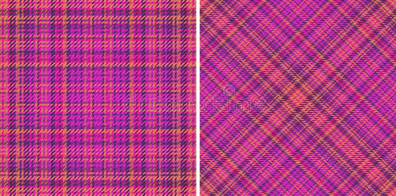 Background Fabric Seamless. Vector Check Texture Stock Image - Image of ...
