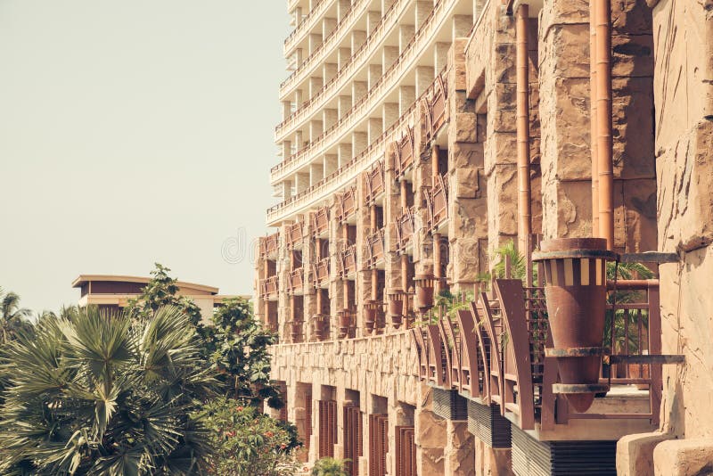 Background of the Facade of Residential Building, the Hotel S Te Stock ...