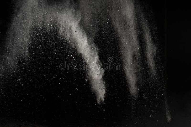 Black Background Contaminated With Dust Stock Image - Image of ...