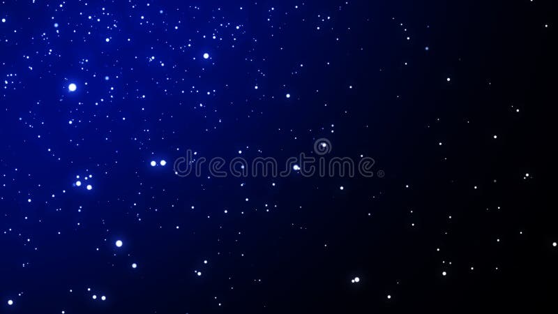 Background of Falling Magic Dust Particles. Abstract Magic Concept ...