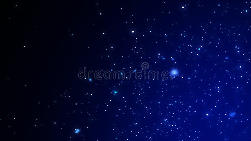 Background of Falling Magic Dust Particles. Abstract Futuristic Concept ...