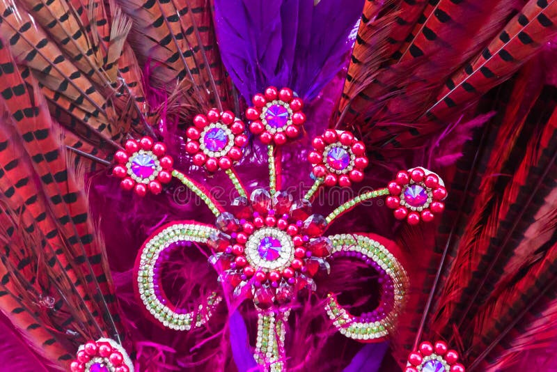 Background with Feathered Texture for Carnival Stock Image - Image of ...