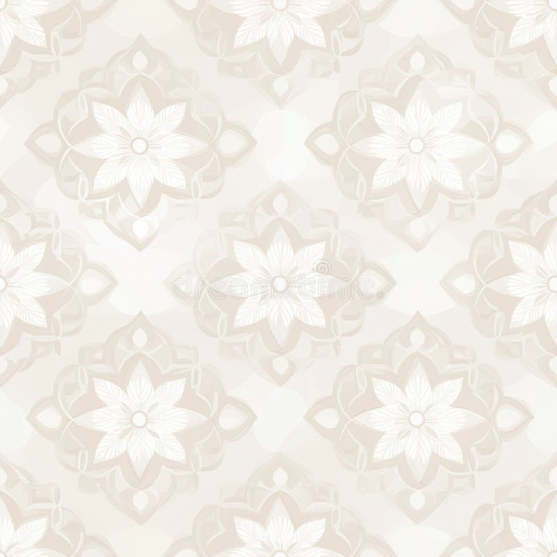Minimalistic Islamic-inspired Background with Arabesque Patterns in ...