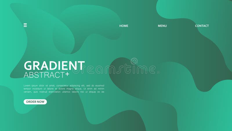 The Background Features an Abstract Geometric Design in Shades of Green ...