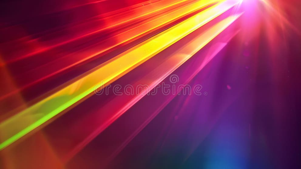 This Background Features Colorful Light Beams with a Gradient Spectrum ...