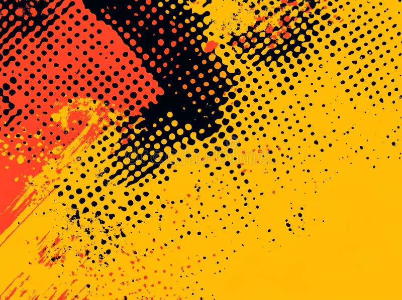 Modern Yellow Retro Comic Halftone Raster Gradient Stock Photos - Free ...