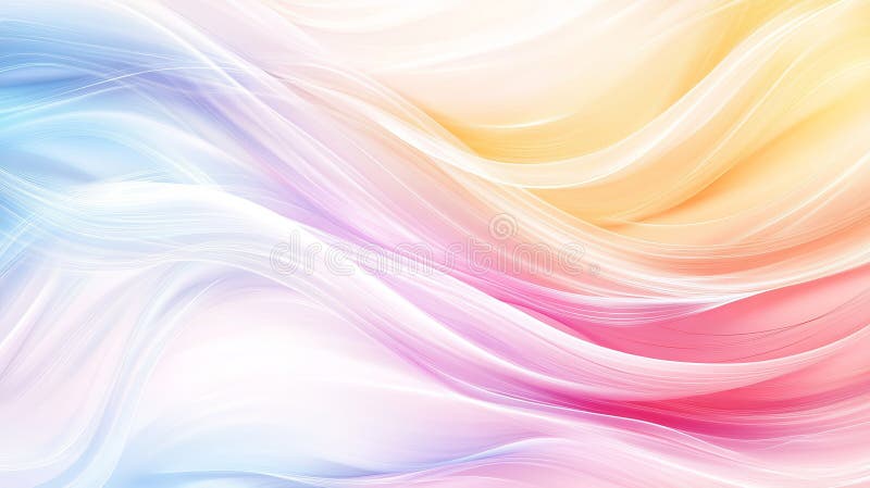 The Background Features Flowing Waves and Smooth Textures in a Soft ...