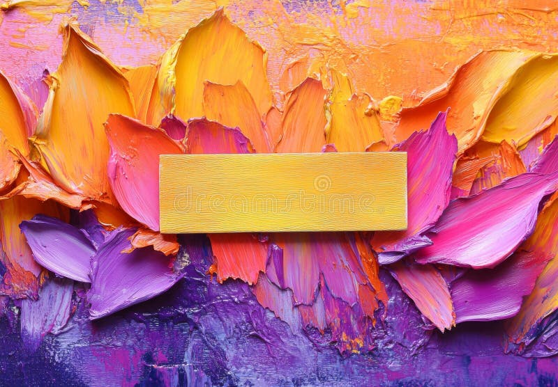 The Background Features a Modern Art Collage Made of Colorful Abstract ...