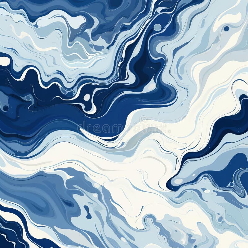 Soothing Abstract Design with Calming River-inspired Background Pattern ...
