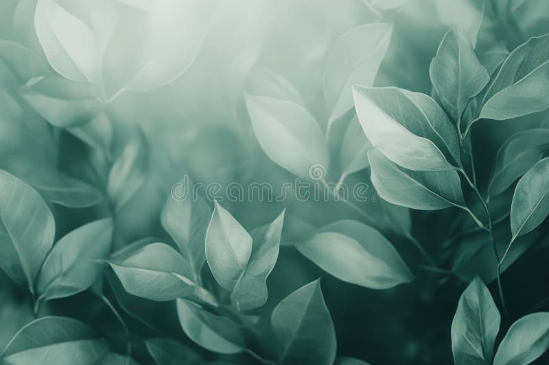 Soft Green Gradient Background with Abstract Foliage Textures for ...