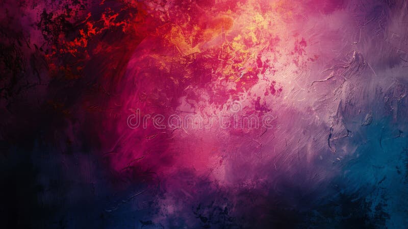 The Background Features a Vibrant Neon Gradient with Abstract and ...