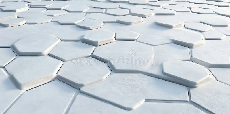The Background Features a White Cube Hexagon Honeycomb Design, Where ...