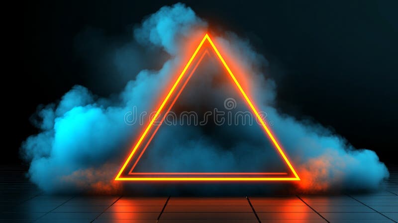 A Background Featuring Abstract Geometric Patterns, Glowing Lines, and ...