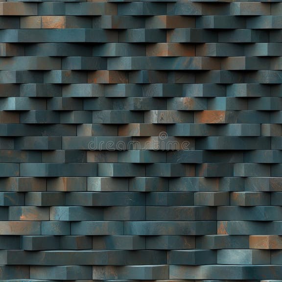 Background Featuring an Abstract Wavy Stone Mosaic Tile Pattern Stock ...