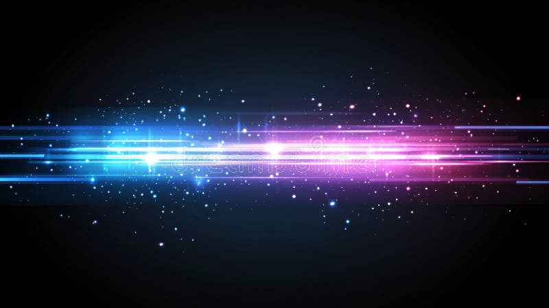 A Background Featuring an Animated Hyperspace Warp Speed Light Effect ...
