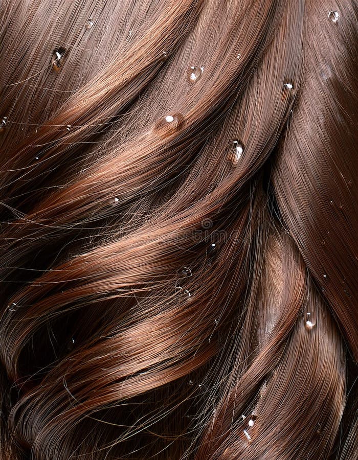 A Background Featuring a Close-up Image of a Mane of Hair Dotted with ...