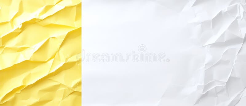 A Background Featuring Crumpled Grey and Yellow Paper Texture, Suitable ...