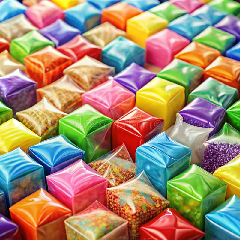 Diverse Colorful Plastic Packs Stock Illustrations – 7 Diverse Colorful ...