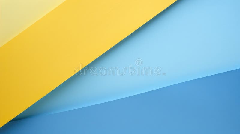 Background Featuring Pastel Paper Colors in Blue and Yellow Stock ...